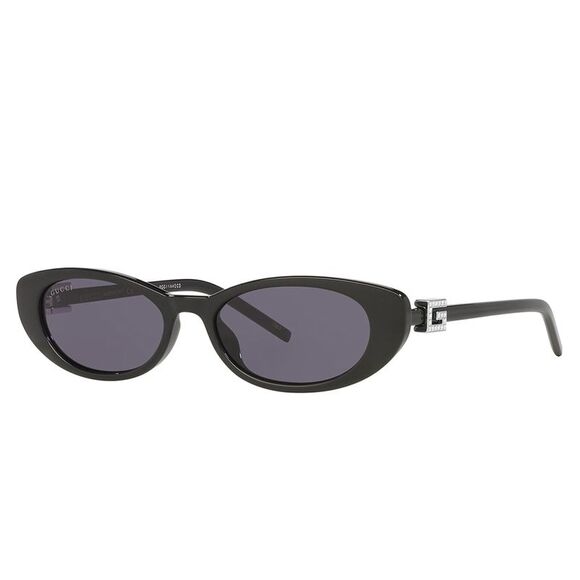Gucci | Accessories | Gucci Gg 68s 002 Black Plastic Oval Sunglasses ...